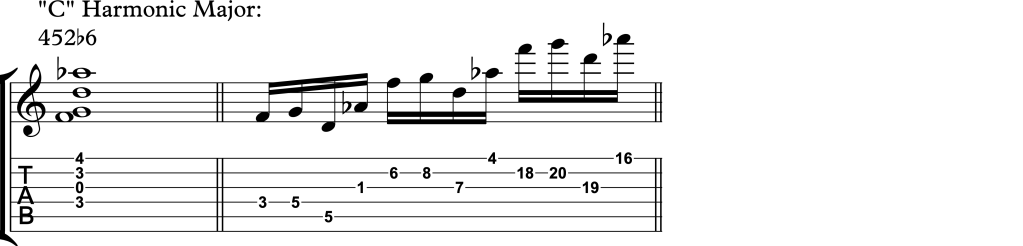 Complete Tetrachord Combinations: Major, Melodic Minor, Harmonic Minor ...